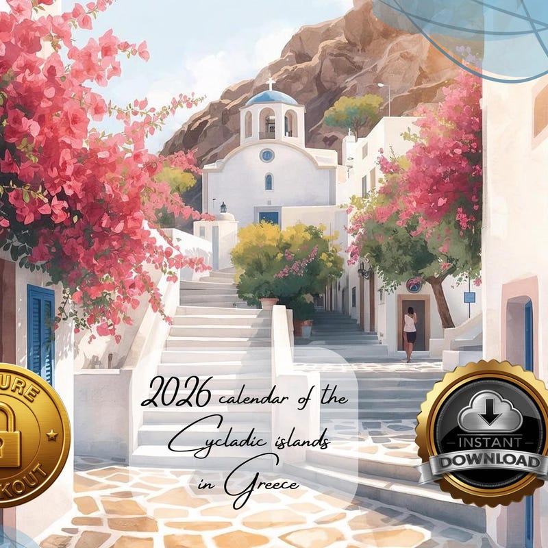 Greek Orthodox 2026 Calendar - Etsy