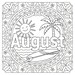 Months of the Year Coloring Pages: Seasonal Designs (digital Download ...