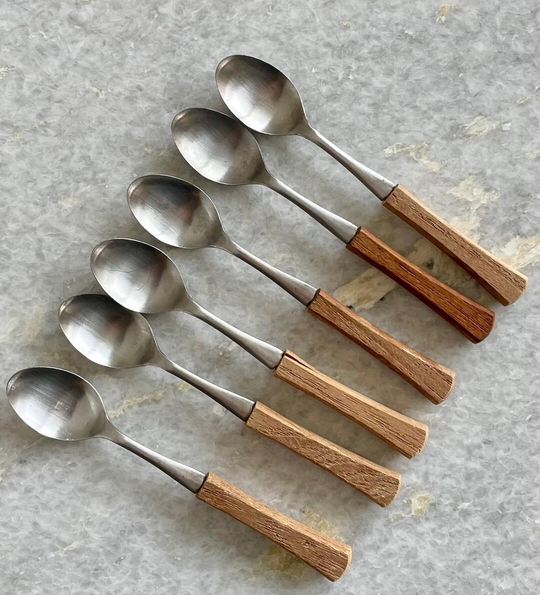 Set of 6 Mid Century Modern Cocktail Spoons - Etsy
