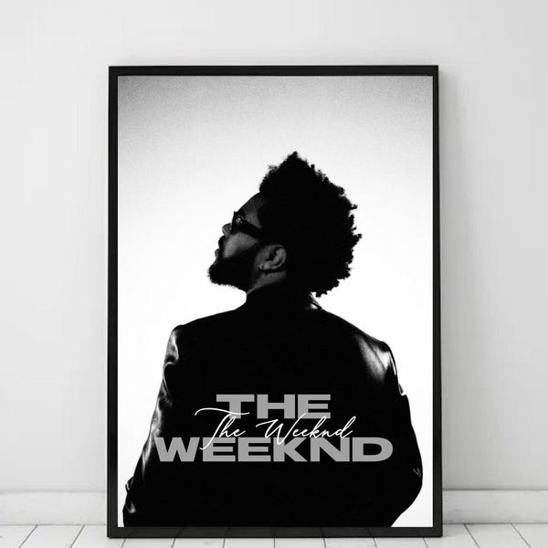 The Weeknd Poster - Etsy