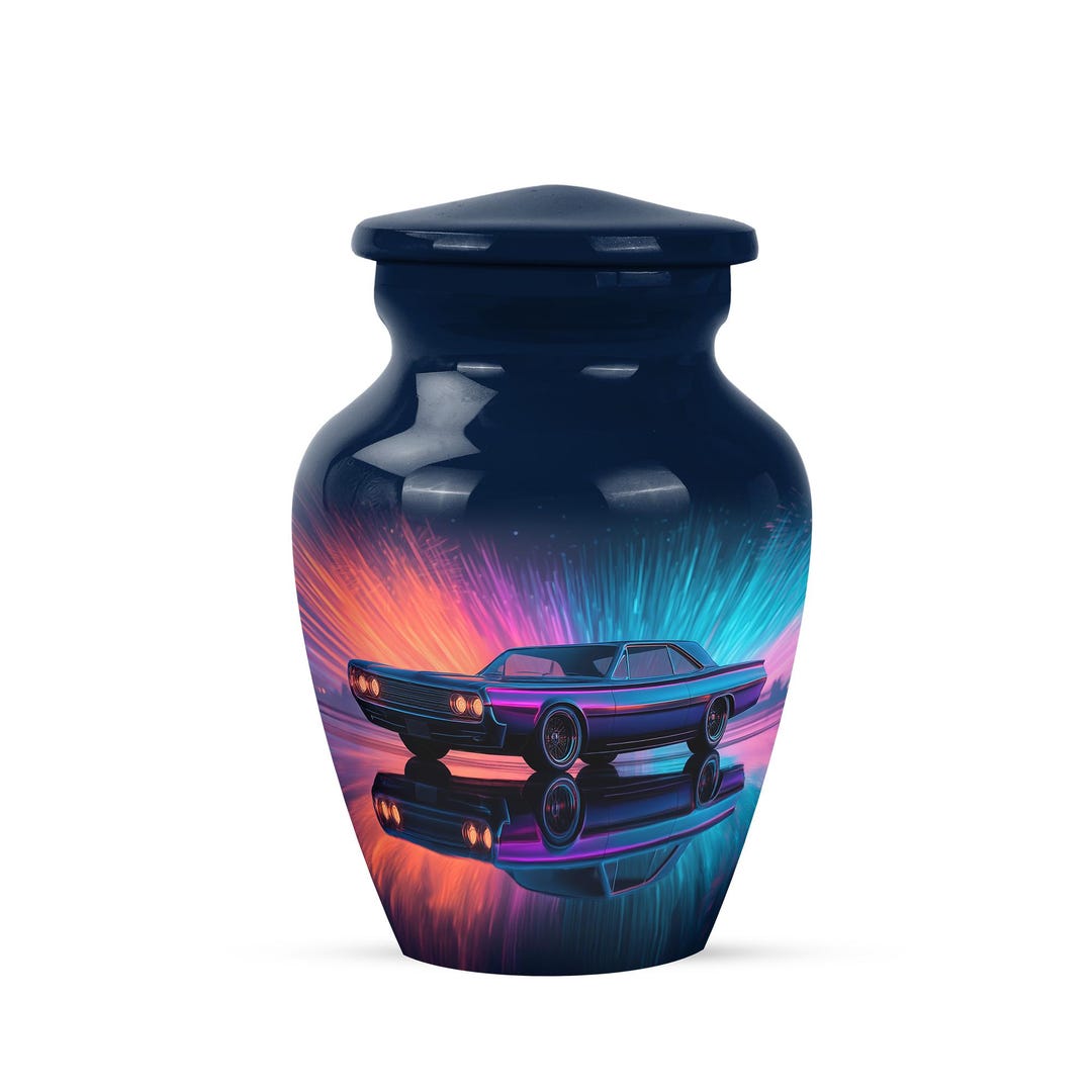 Custom Car Cremation Urn, Personalized Memorial Keepsake, Funeral Gift ...