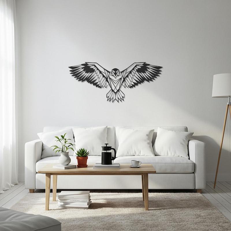 Metal Hawk Wall Art - Etsy