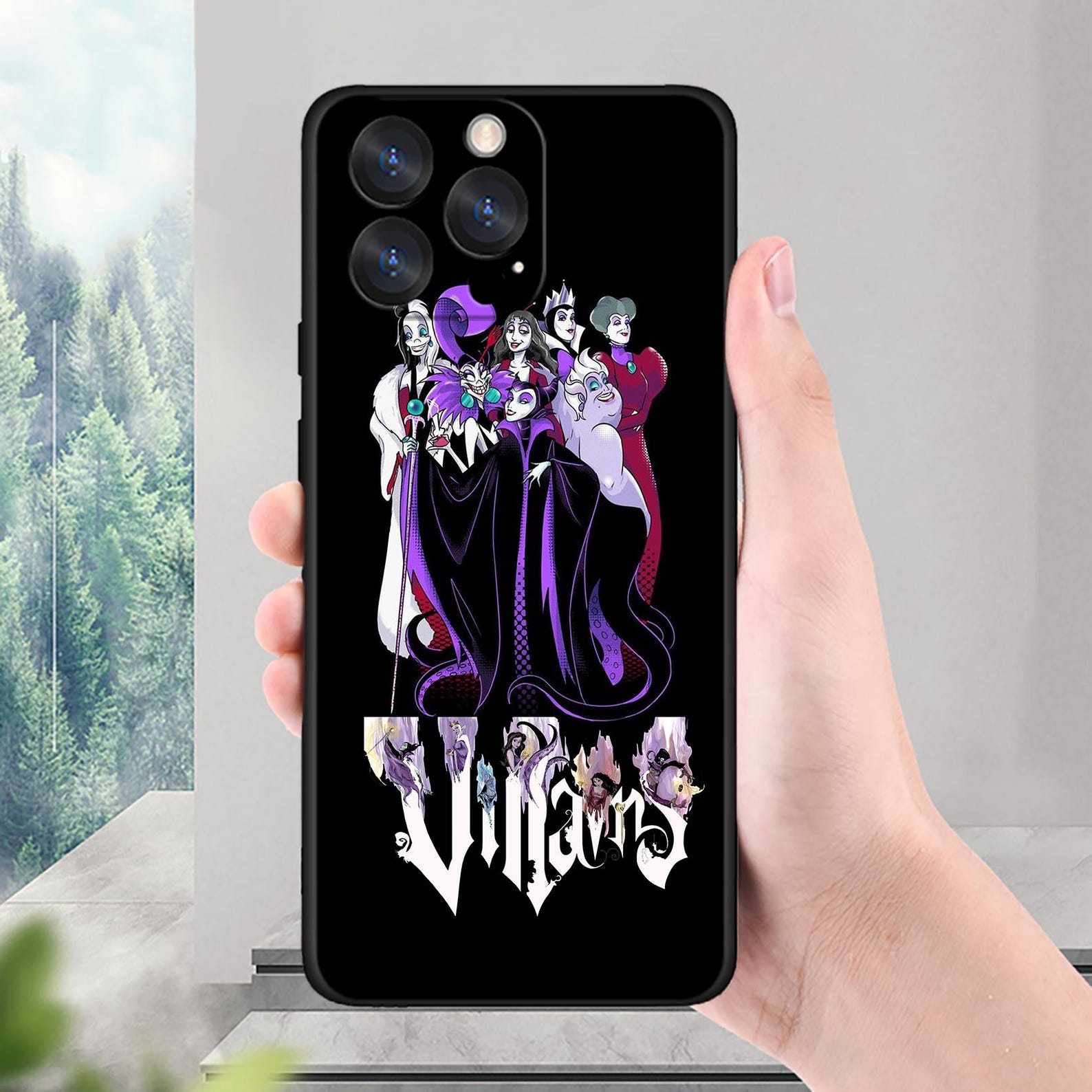 Disney Villains Dark Style Trendy Protective Phone Case ~ Fits Iphone ...