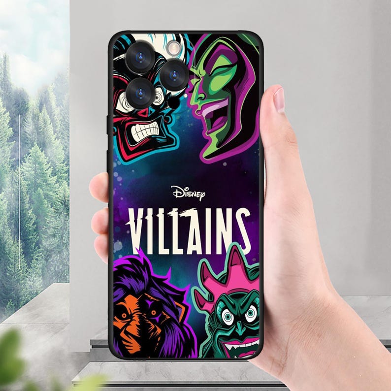Disney Villains Dark Style Trendy Protective Phone Case ~ Fits Iphone ...