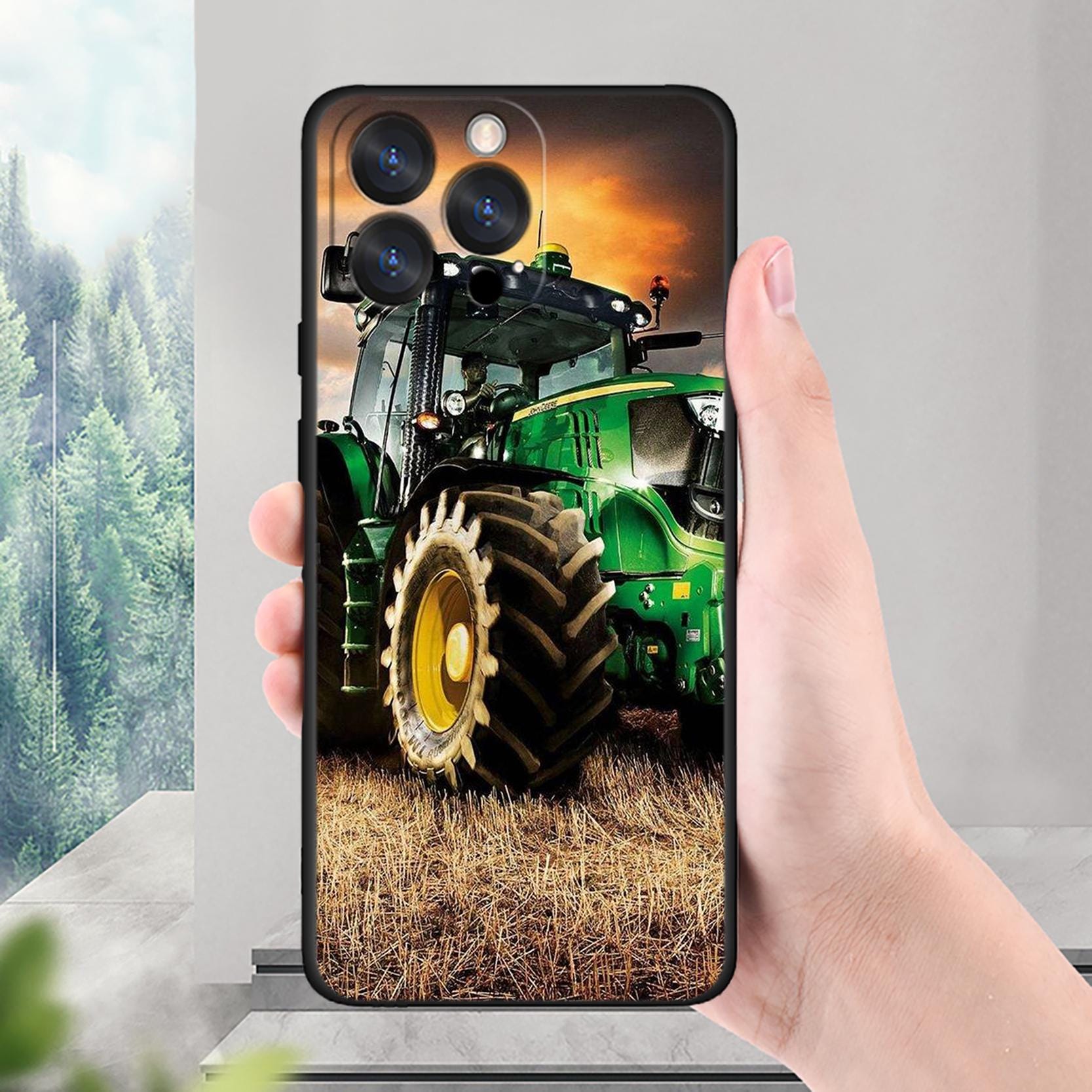 Farm Life Power With Classic Tractor Field Vibes Trendy Protective ...