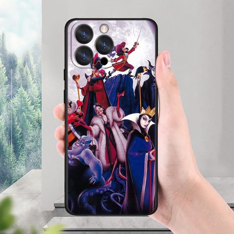 Disney Villains Dark Style Trendy Protective Phone Case ~ Fits Iphone ...