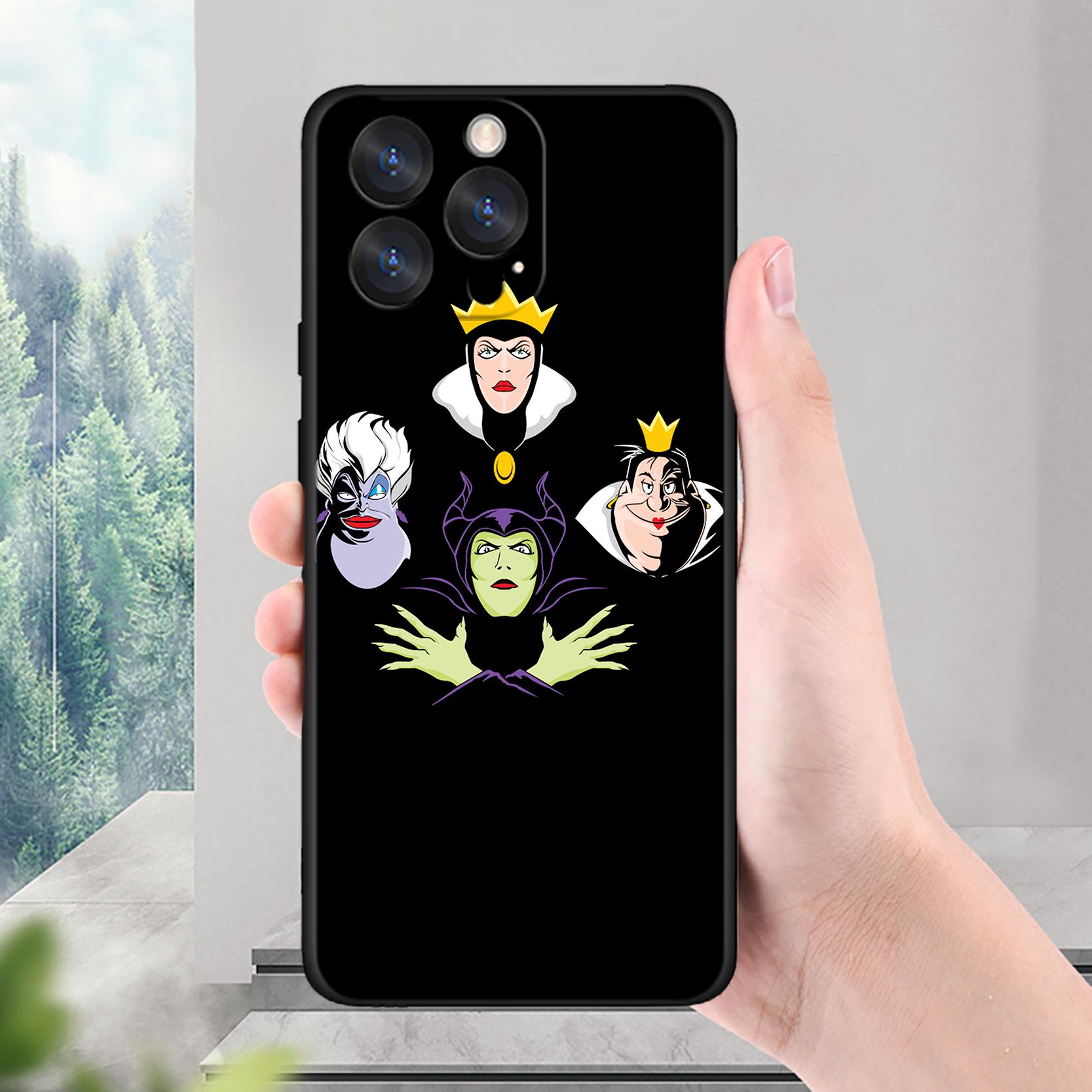 Disney Villains Dark Style Trendy Protective Phone Case ~ Fits Iphone ...