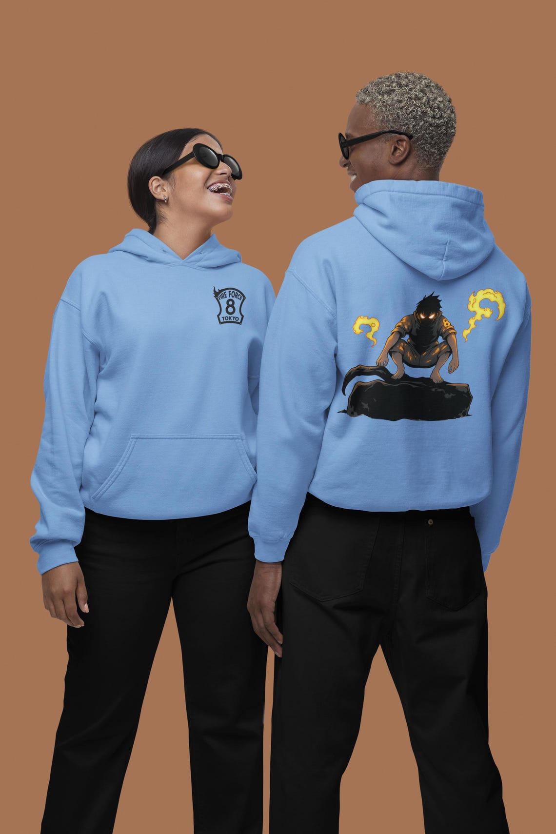 Fire Force Inspired Unisex Hoodie, Cozy Anime Sweatshirt, Graphic ...