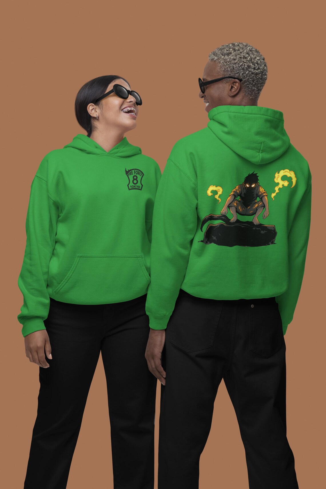 Fire Force Inspired Unisex Hoodie, Cozy Anime Sweatshirt, Graphic ...