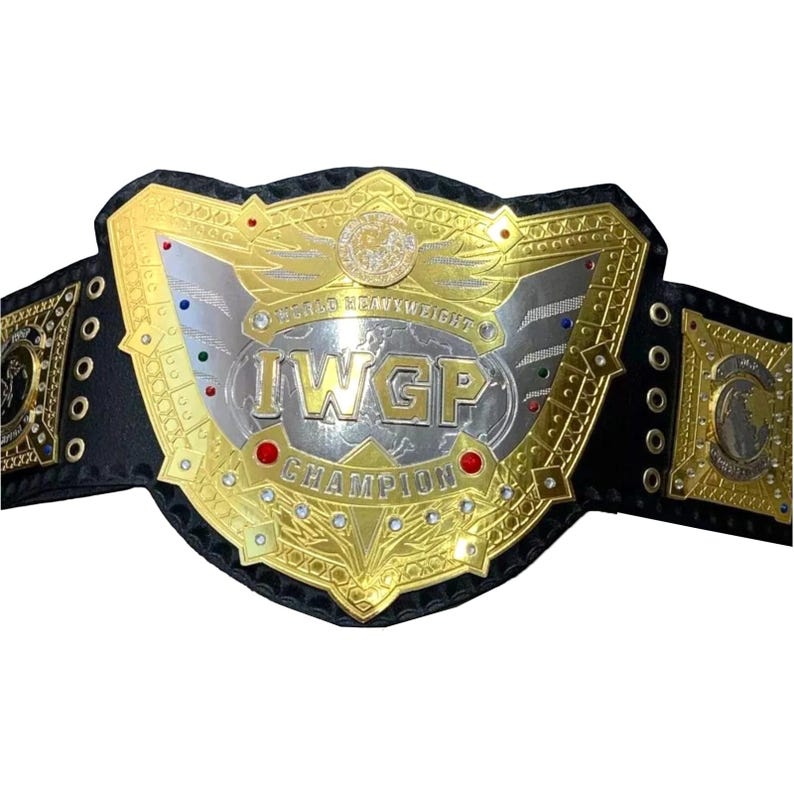 IWGP World Heavyweight Wrestling Championship Replica Tittle Belt - Etsy
