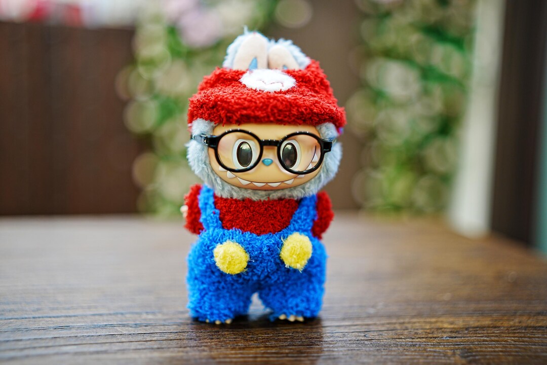 Labubu Handmade Mario-inspired Clothes Spring, Labubu Suit Clothes ...