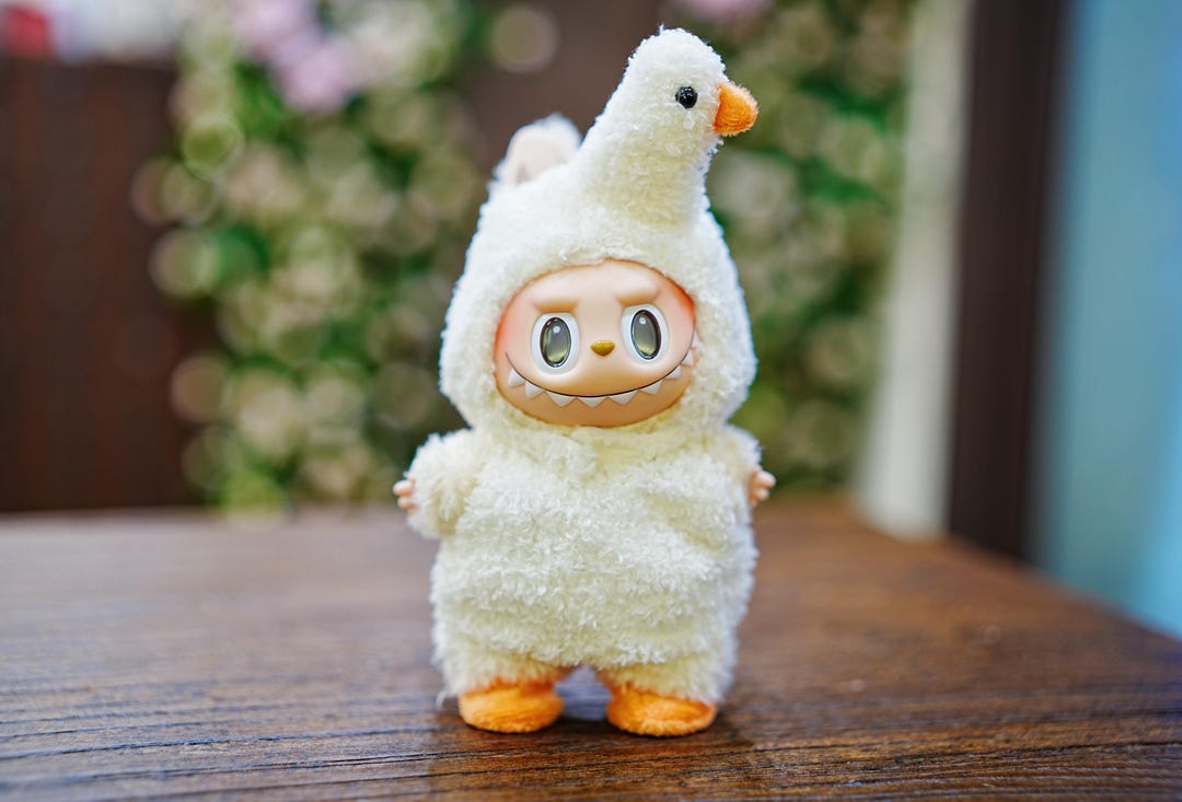 Labubu Handmade Cosplay Duck Wings Clothes, Labubu Suit Clothes Outfit ...
