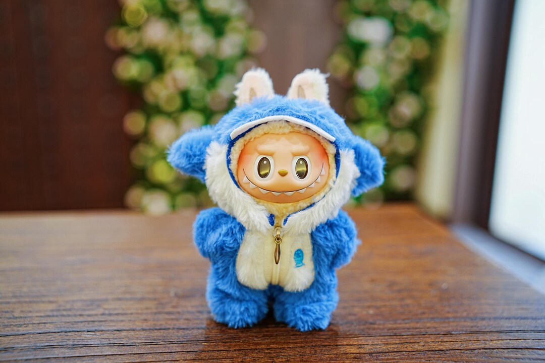 Labubu Handmade Cosplay Shark Plush Outfit Clothes, Labubu Suit Clothes ...