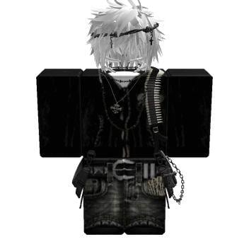 Roblox Emo Avatar PNG | Gothic Digital Download | Tiktok Aesthetic ...