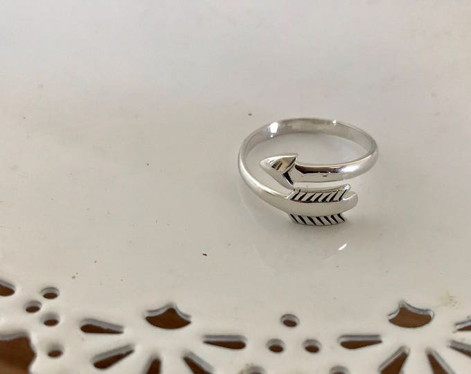 Arrow Ring | Wrap Ring | Adjustable Ring | Silver Arrow Ring | Arrow ...
