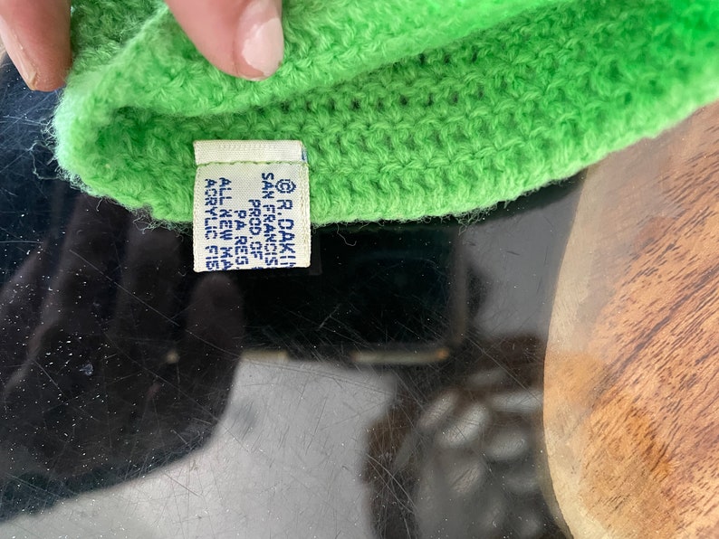 Vintage R. Dakin & Co/san Francisco Knitted Frog Hand Puppet 1970s - Etsy