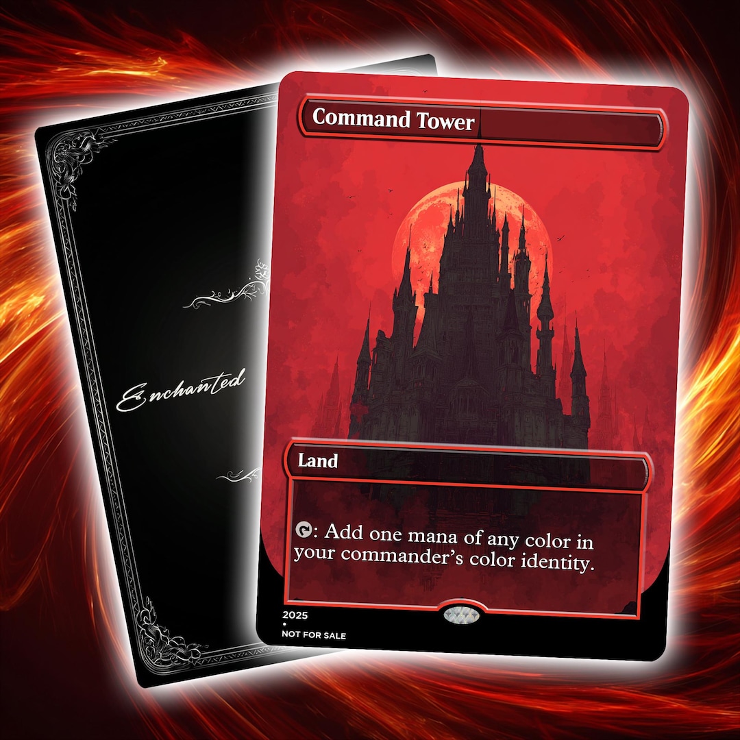 Custom Command Tower | Premium MTG Custom Card | Proxy Card | High ...