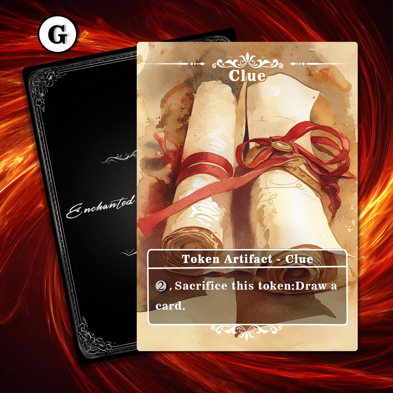 Clue Token - Full Art Custom Magic Proxies - Tokens for Your Favorite ...