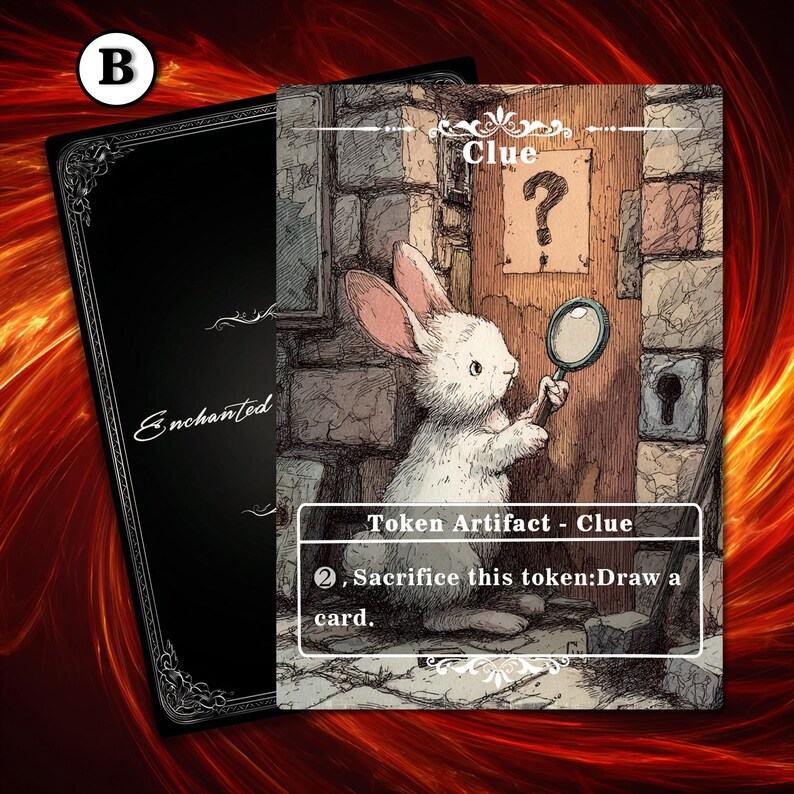 Clue Token - Full Art Custom Magic Proxies - Tokens for Your Favorite ...