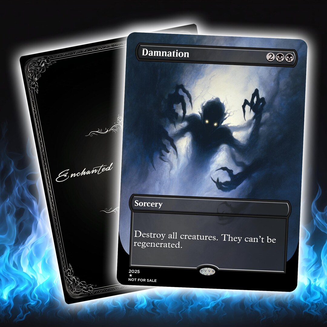 Damnation | High - Detail Proxies | Thick Cardstock | Collection Worthy ...