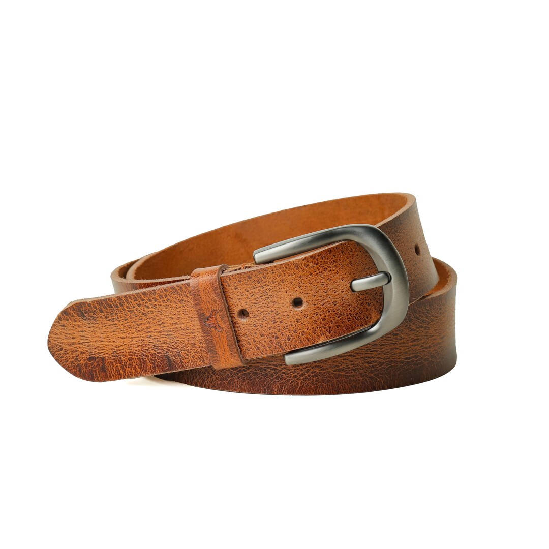 Handmade Buffalo Leather Belt , Handcrafted Full Grain , High Quality ...