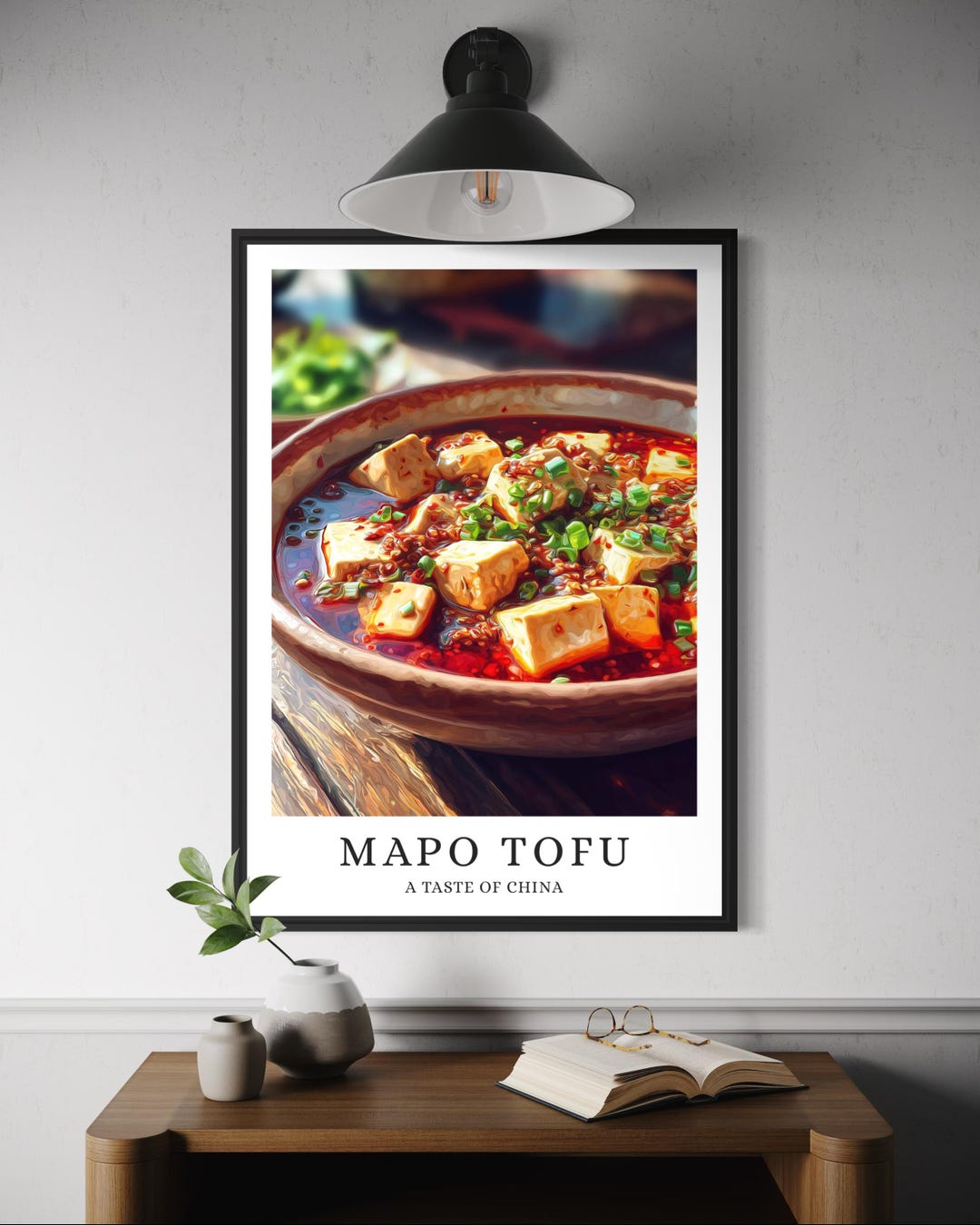 Mapo Tofu Print –tofu Wall Art, Kitchen Decor, Asian Street Food ...