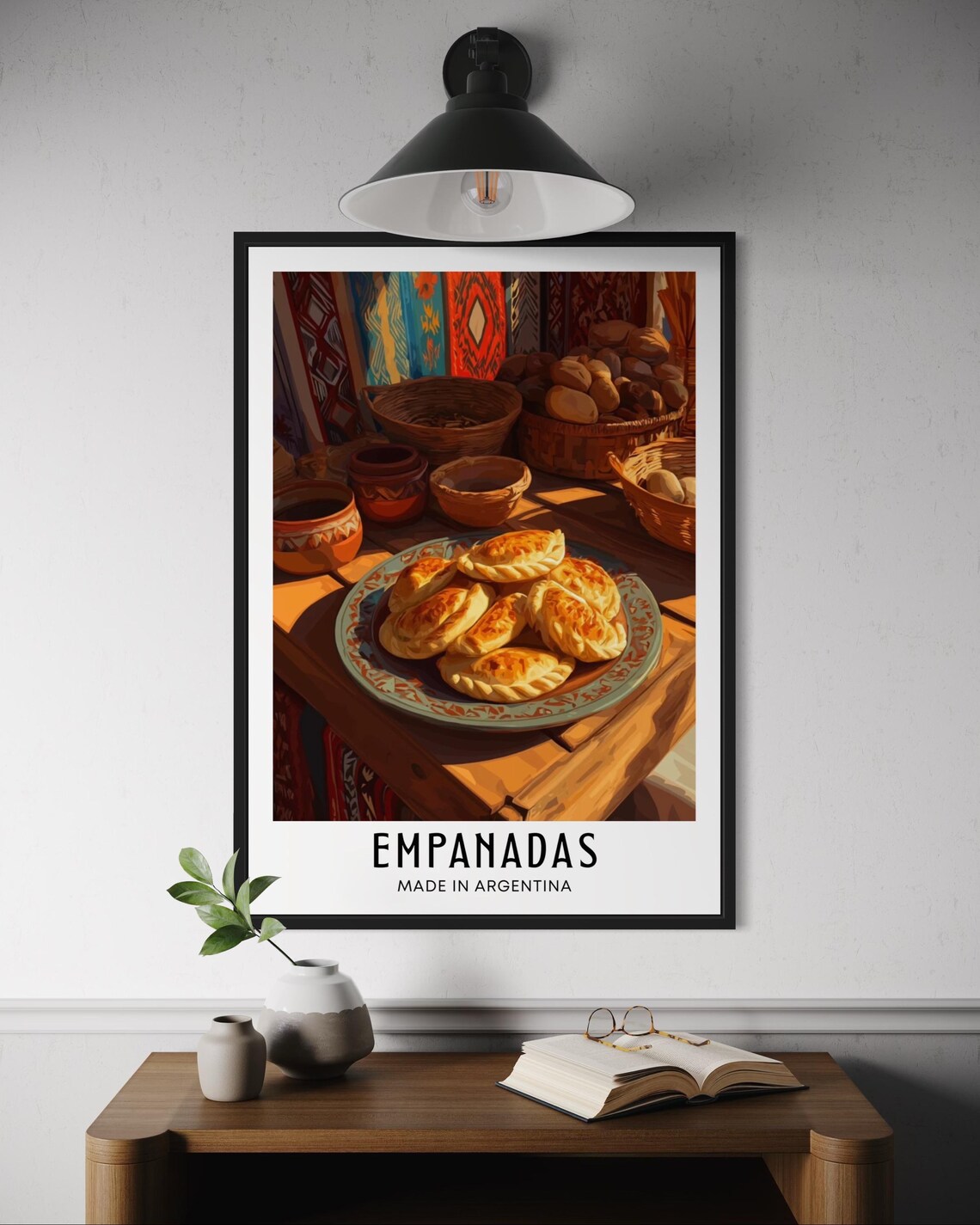 Empanadas Poster - Traditional Latin American Food Wall Art ...