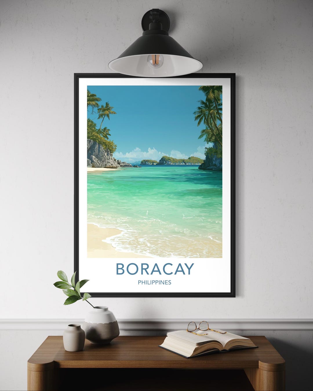 Boracay Beach Philippines Wall Art – Tropical Island Travel Print ...