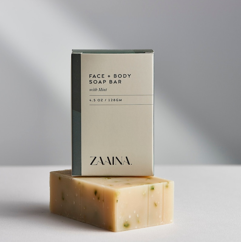 Mint Soap Bar, All Natural Vegan Soap, Handcrafted Vegan Soap Bar ...