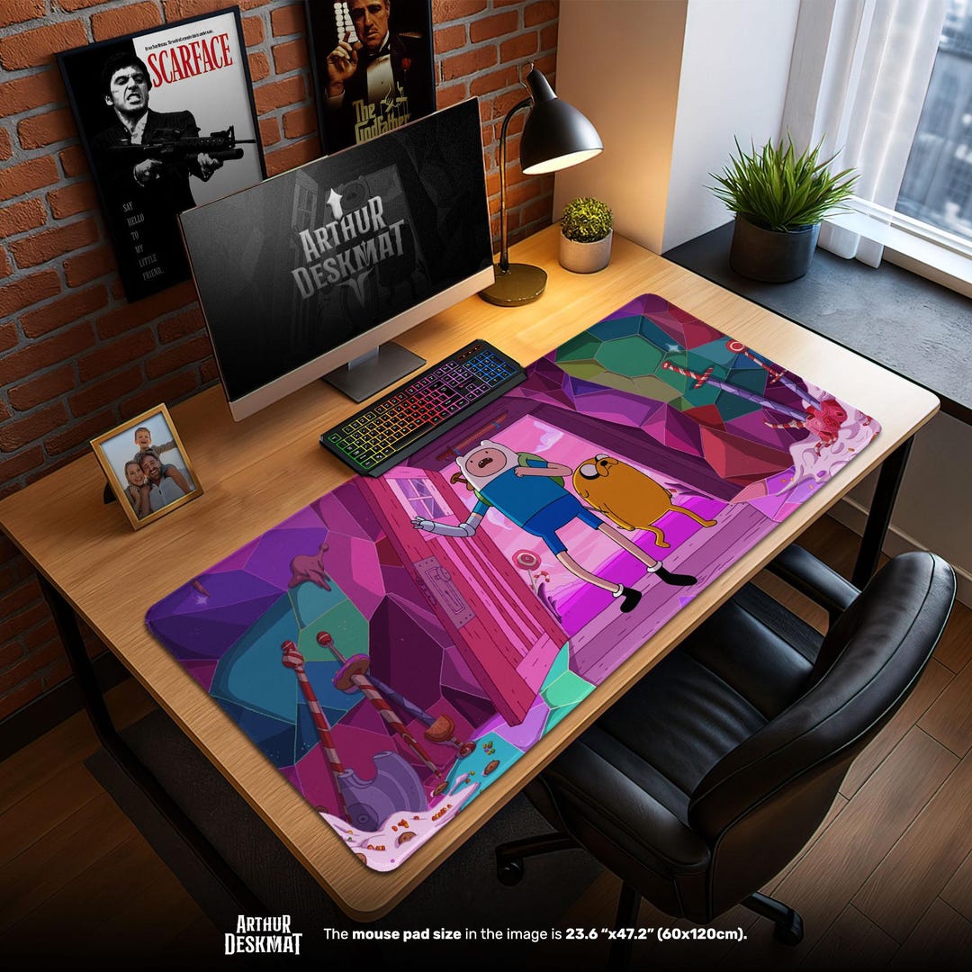 Adventure Time Finn & Jake Mouse Pad – Cartoon Network Desk Decor - Etsy