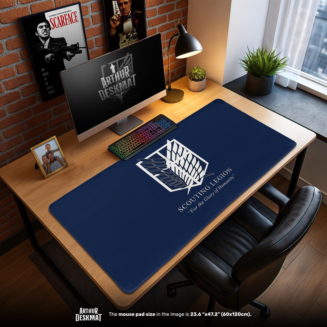 Attack on Titan Scout Regiment Mouse Pad - Wings of Freedom Gaming Desk ...