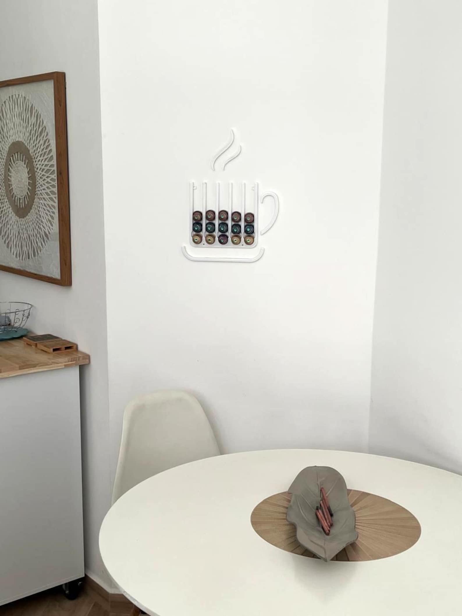 Decorative Capuchino Cup Wall Holder for Nespresso Original Line Coffee ...