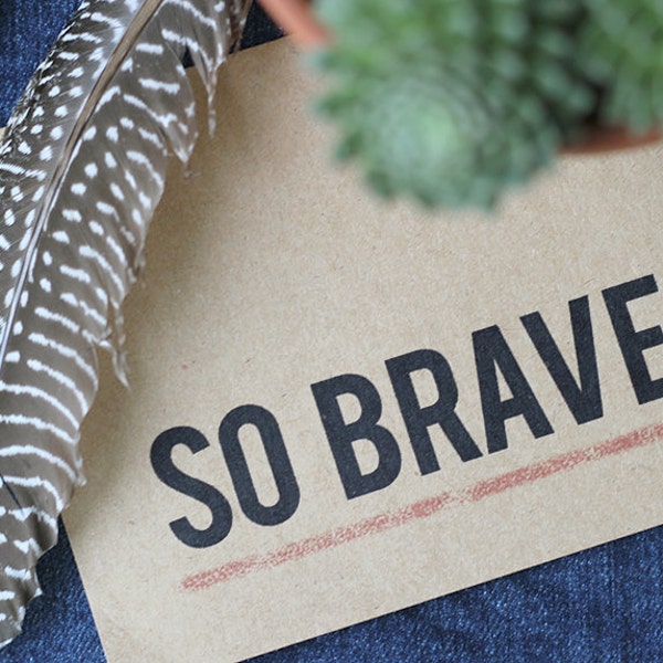 Brave - Etsy