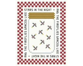 Firefly Cross Stitch - Etsy
