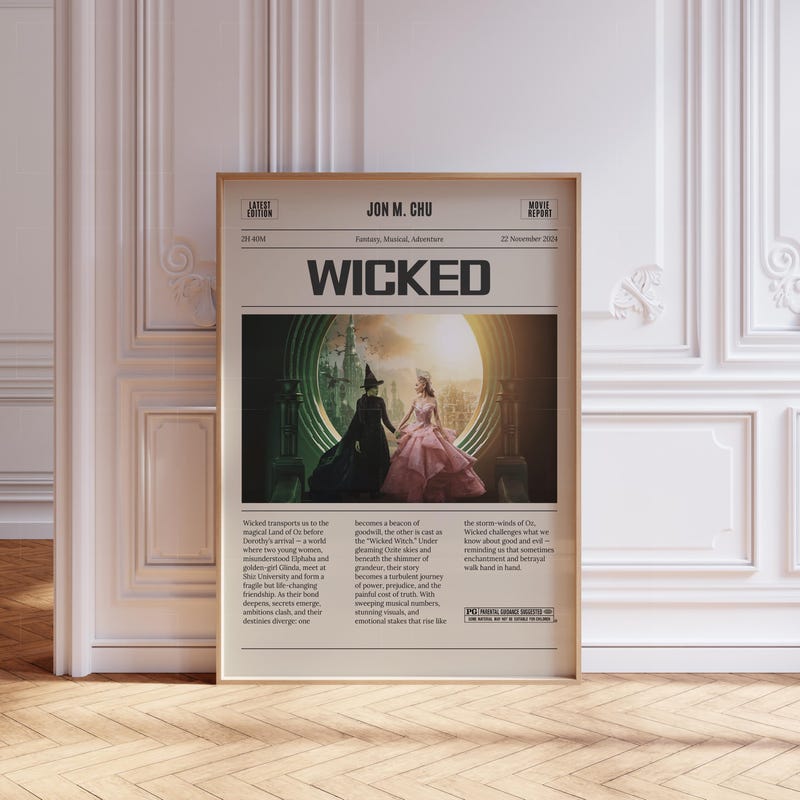 Wicked 2024 Posters - Etsy