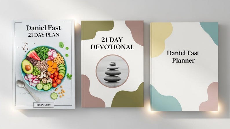 21 Day Daniel Fast Recipe Book Planner and Devotional Guide Bundle - Etsy