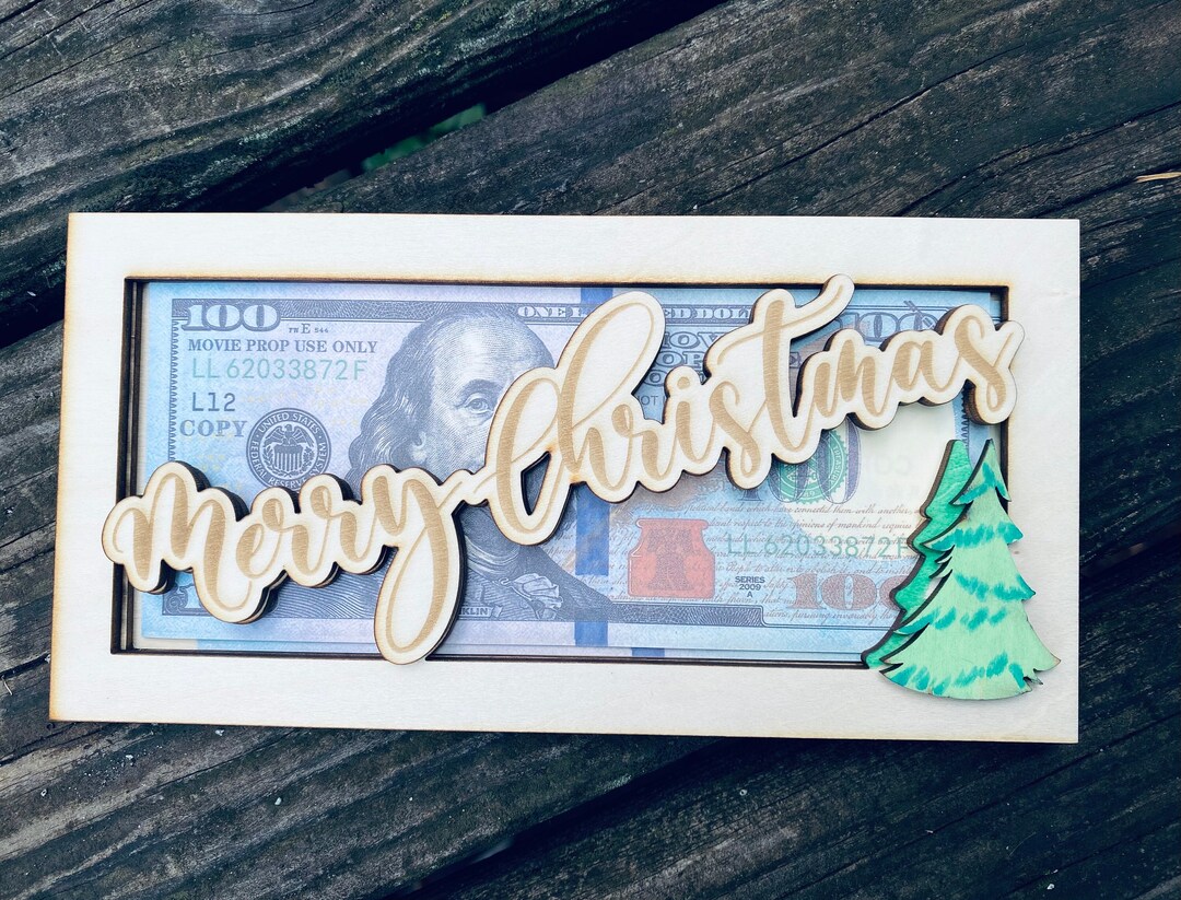 Personalized Christmas Gift Money Holder Personalized Money Holder ...