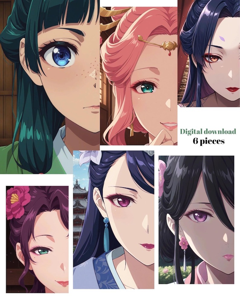 Apothecary Diaries Art – Japanese Anime Portraits (PDF Digital Download ...