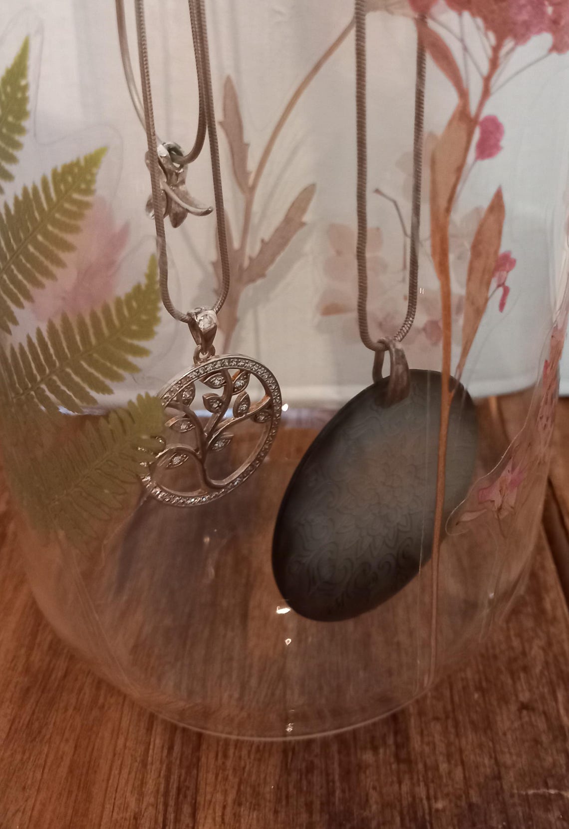 Jewellery Necklace Pendant Display Storage Organiser Jar - Etsy