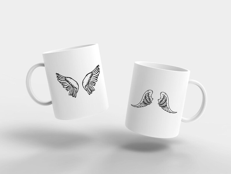 Angel Wings SVG Bundle: Clip Art, Cut File (digital Download) - Etsy