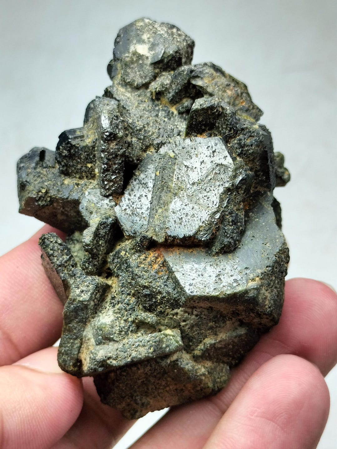 Epidote Magnetite Pseudomorph Specimen: Zagi Mountains, Pakistan - Etsy