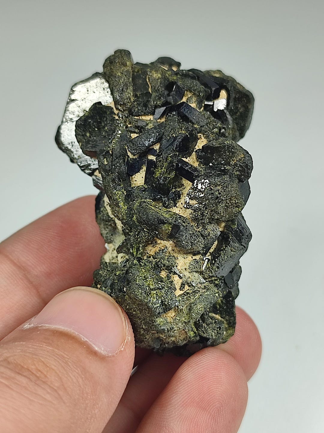 Epidote Magnetite Pseudomorph Specimen: Zagi Mountains, Pakistan. "75 ...
