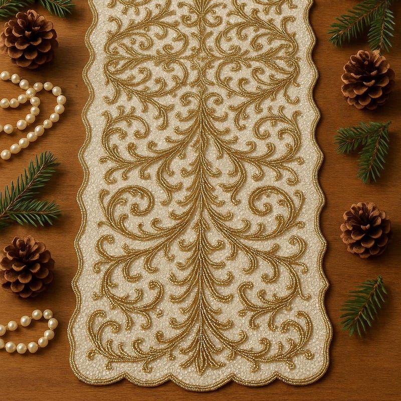 Silver Bells Table Linens - Etsy