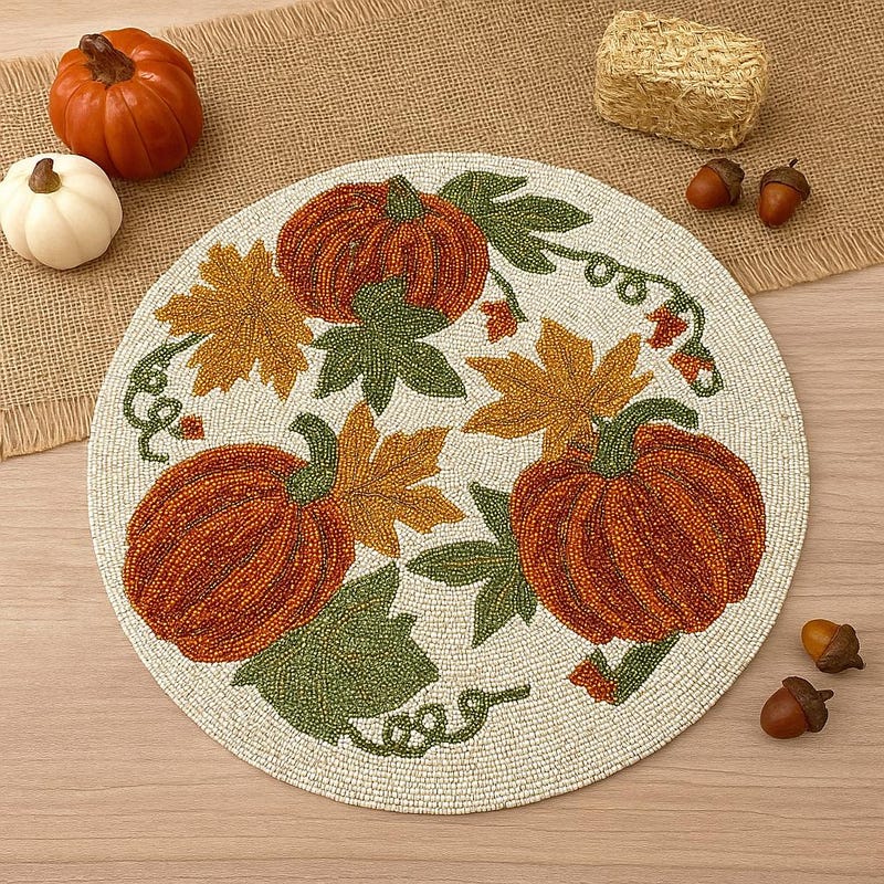 Beaded Place Mats Fall - Etsy