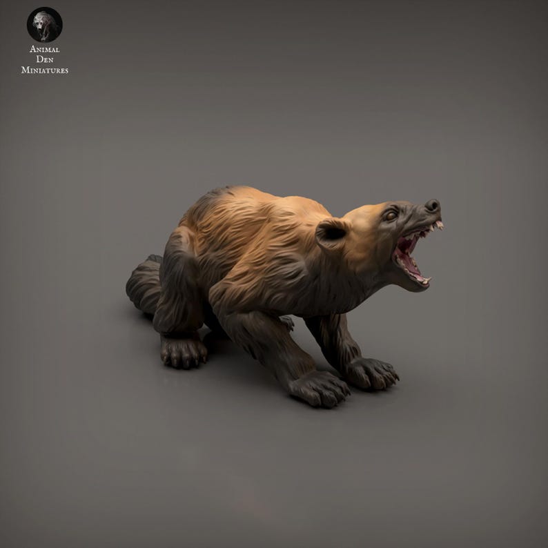 Wolverine – 3D Printed Model - Unpainted - Animals Miniatures - Resin ...