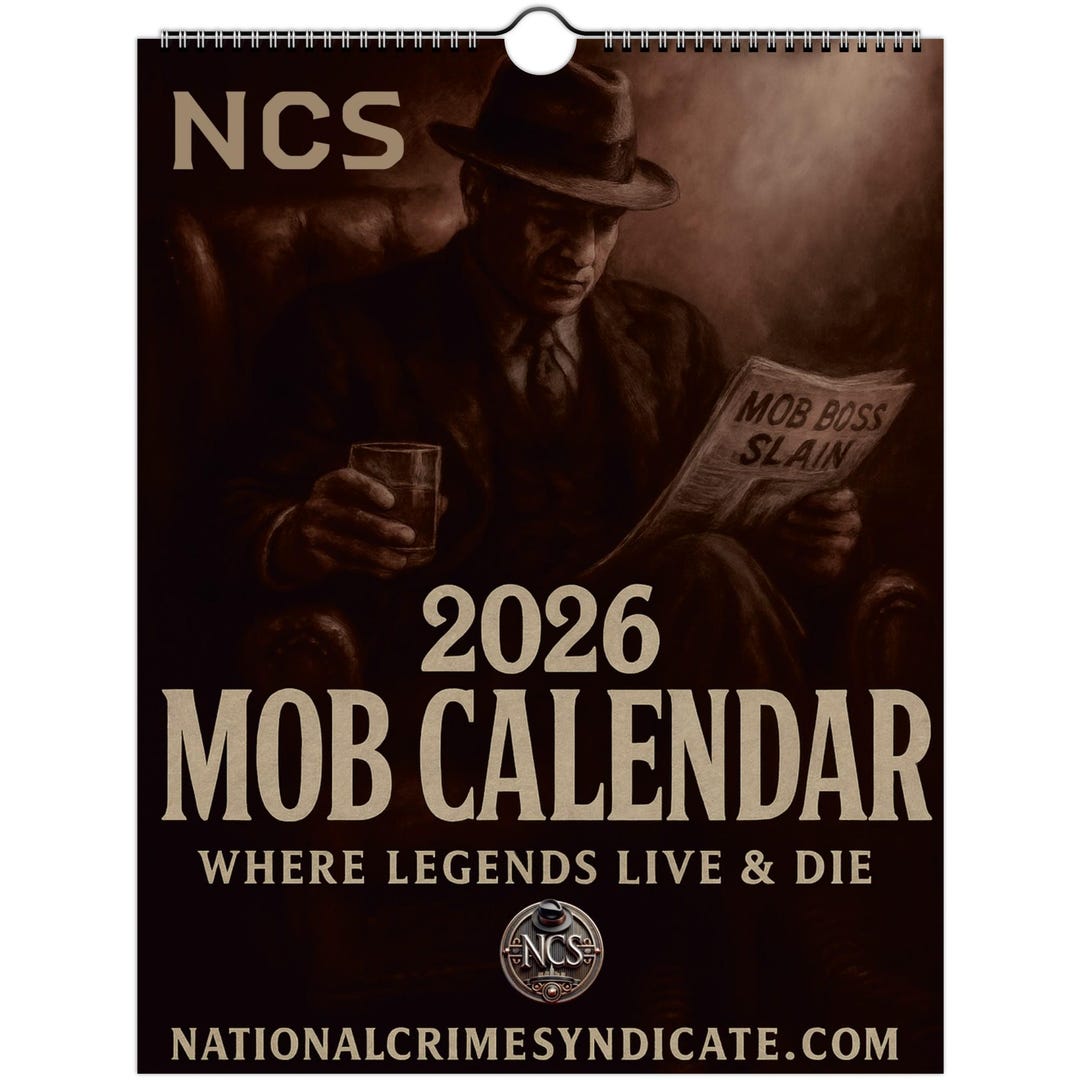 2026 Mob Calendar (US Edition) – Vintage Mafia Legends, True Crime Gift ...