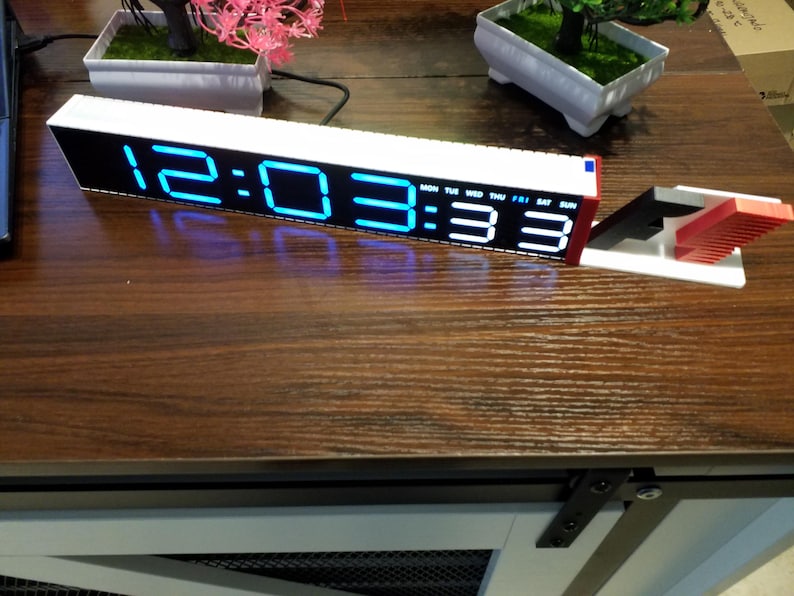 Formula One F1 LED Alarm Clock With Calendar, Atomatic Photosensitive ...