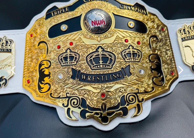 NWA Triple Crown Wrestling Custom Championship Replica Belt Made of ...