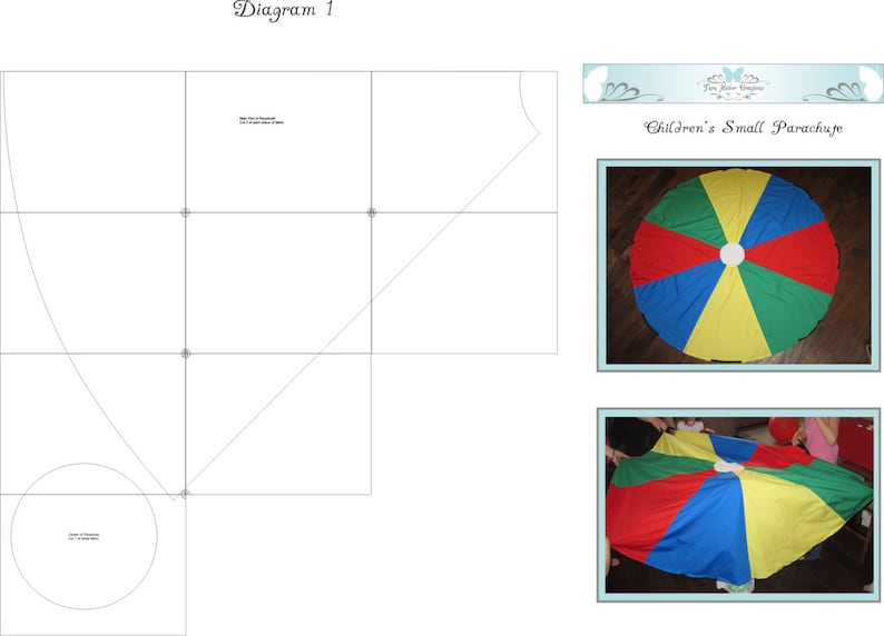 Children's Small Parachute Pattern - Etsy