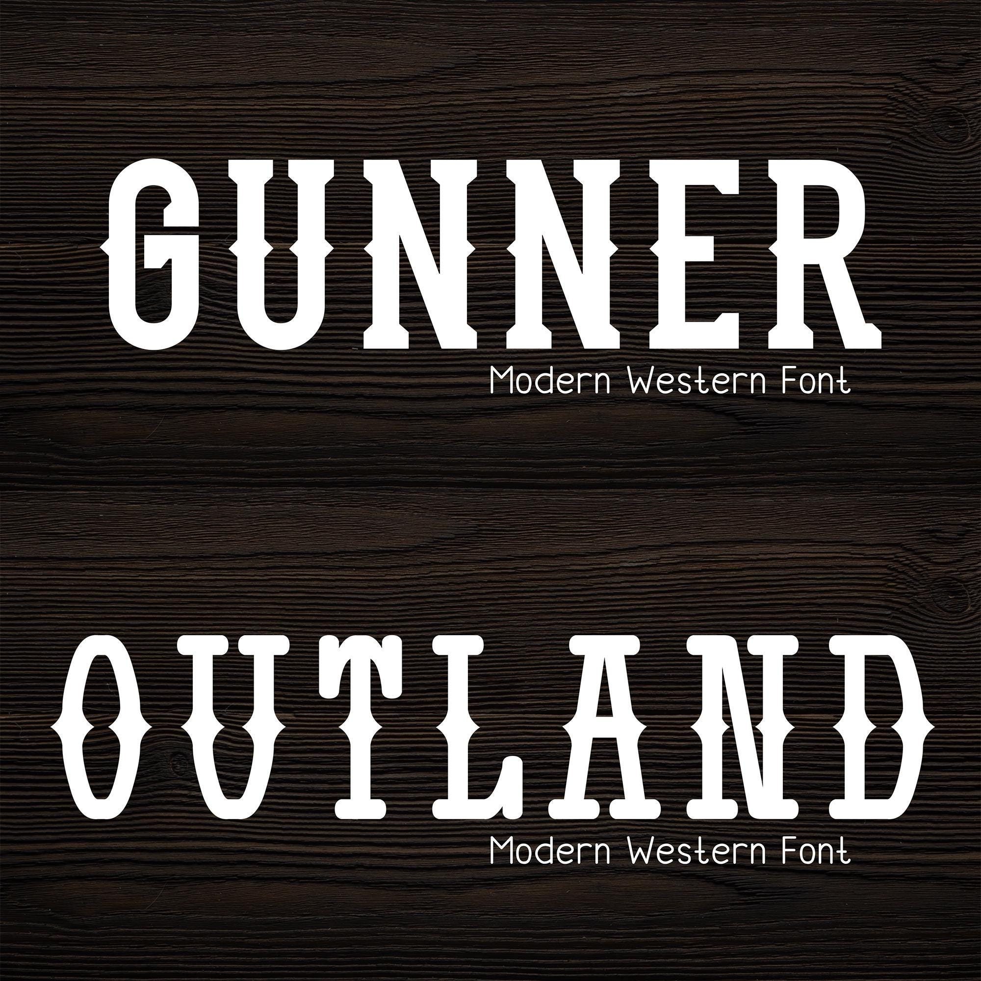 10 Western Fonts Bundle - OTF, SVG, PNG - Cowboy Font, Country Font ...